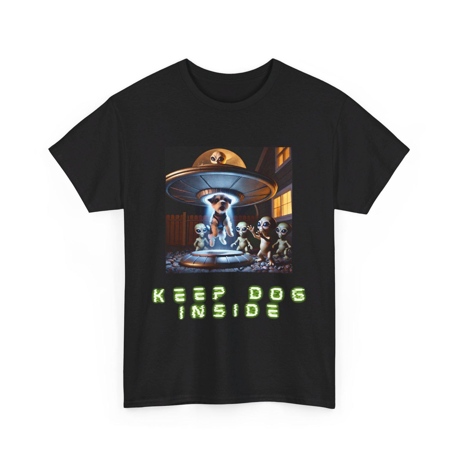 Protect Your Pup With Style: keep Dog Inside UFO and Alien T-shirt - Etsy
