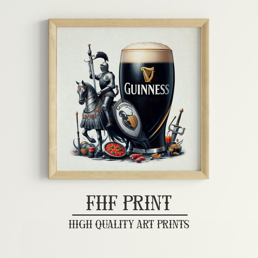 Guinness Print, Guinness Poster, Guinness Decor, Alcohol Print, Alcohol ...