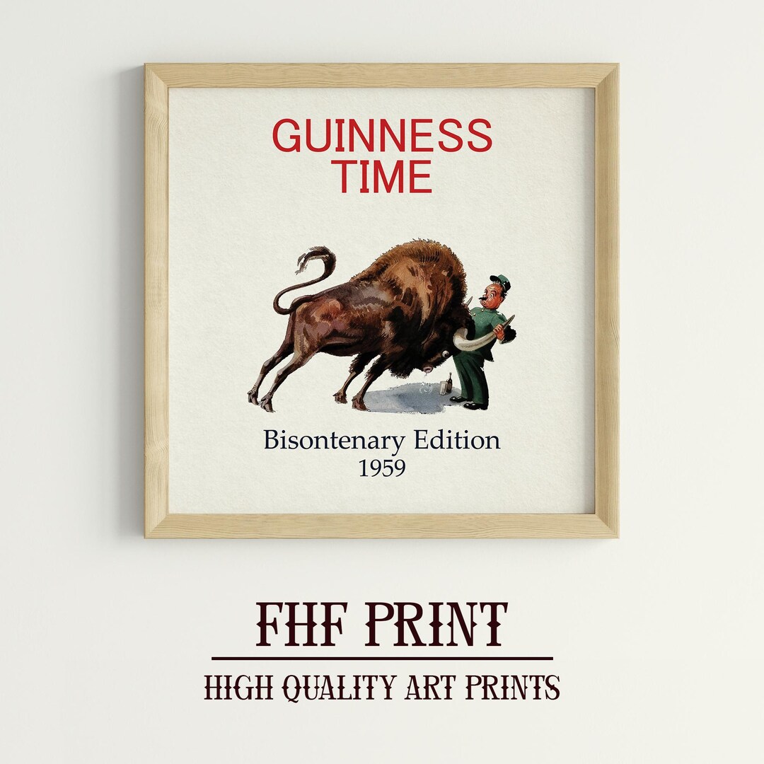 Guinness Ad Poster, Guinness Print, Guinness Poster, Guinness Decor ...