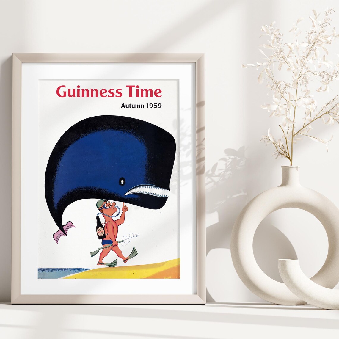 Guinness Vintage Ad Poster, Guinness Print, Guinness Poster, Guinness ...
