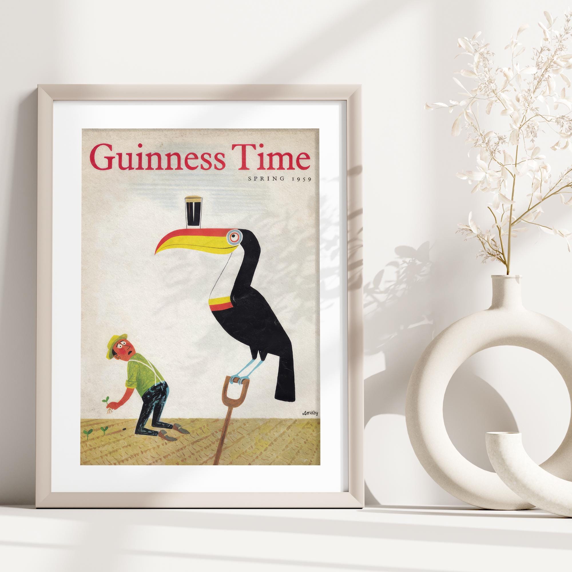Guinness Vintage Ad Poster, Guinness Print, Guinness Poster, Guinness ...