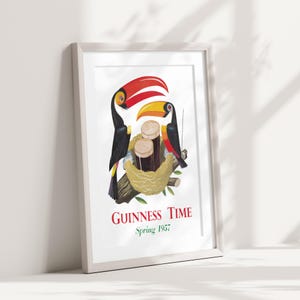 Guinness Vintage Ad Poster, Guinness Print, Guinness Poster, Guinness ...