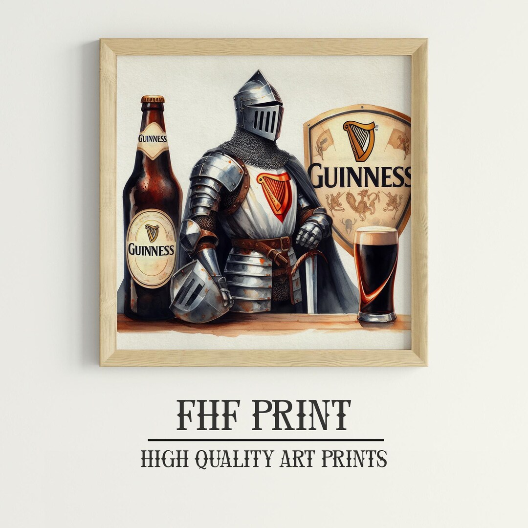 Guinness Print, Guinness Poster, Guinness Decor, Alcohol Print, Alcohol ...