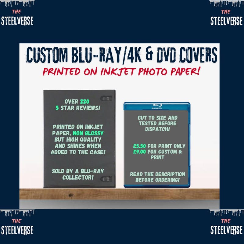 Bluray Cover - Etsy UK