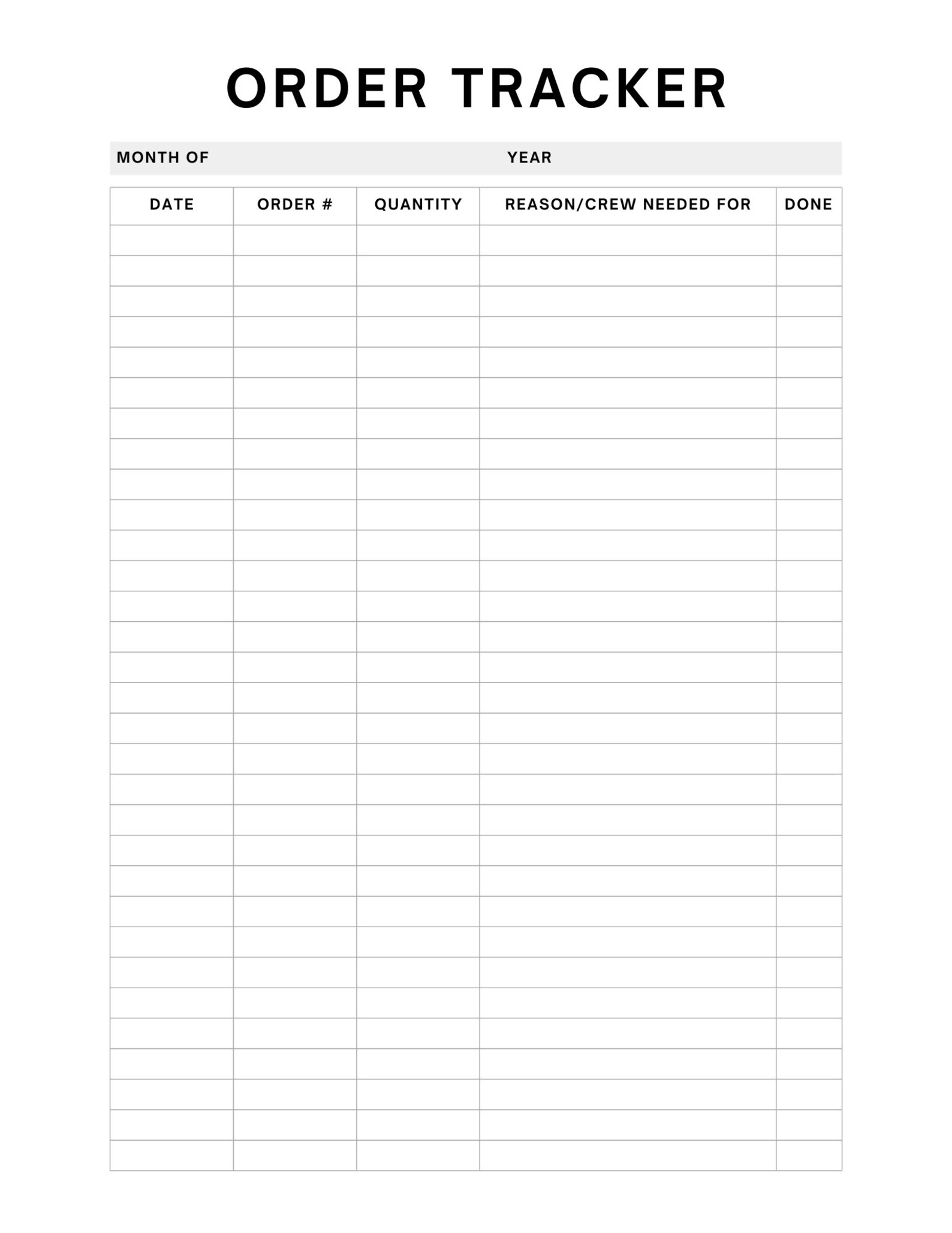 Order Tracker - Etsy