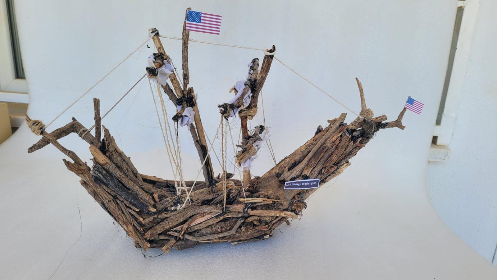 Driftwood Ship, Decorative Wooden Ship, Driftwood Art, Model Boat ...