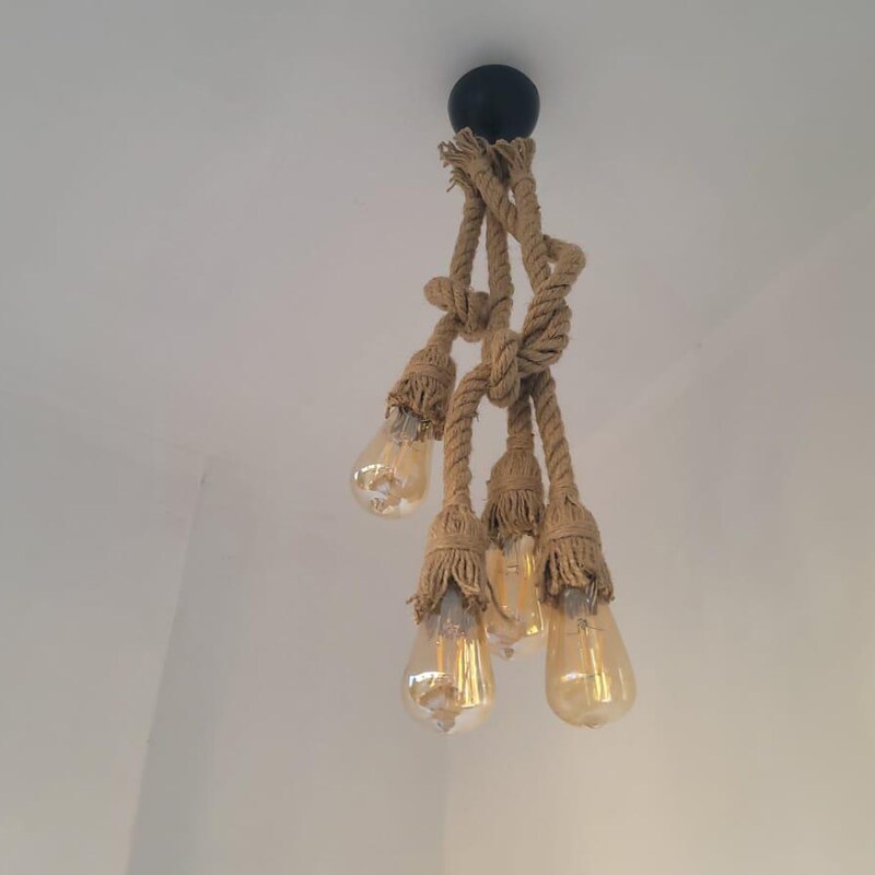 Rope Lamp - Etsy
