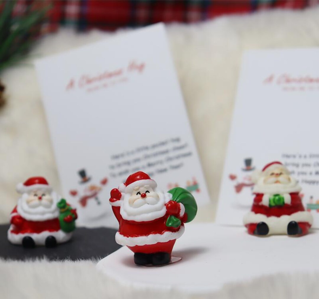 A Christmas Pocket Hugs Santa Claus Christmas Decoration,christmas Card ...