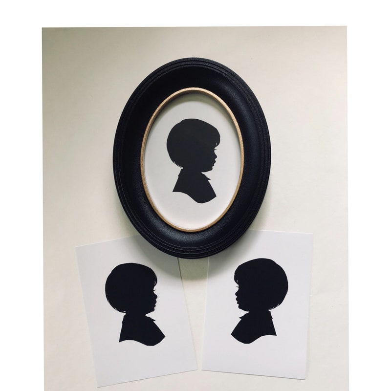 Silhouette Portrait - Etsy
