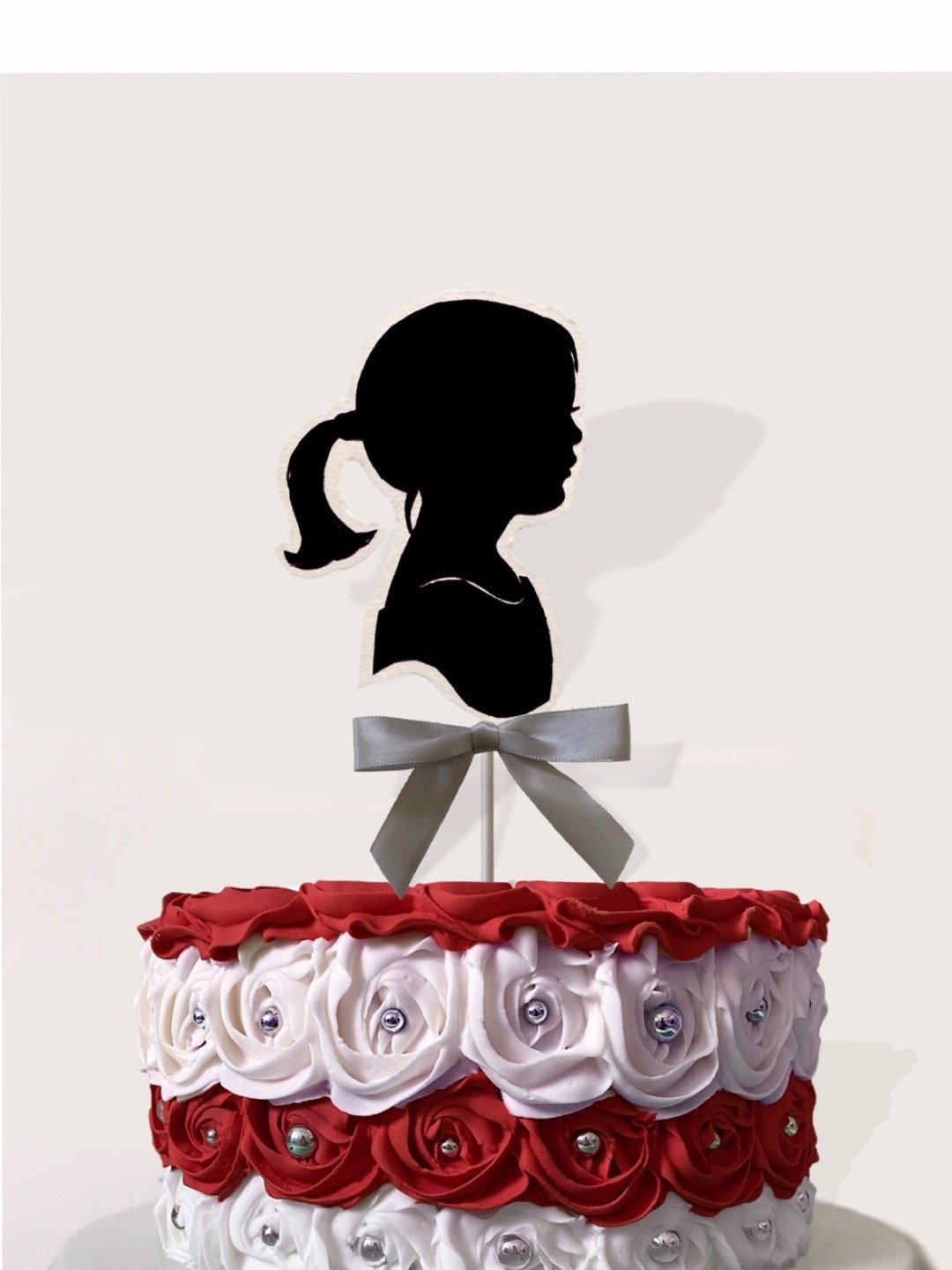 Hand Cut Custom Silhouette Birthday Cake Topper - Etsy