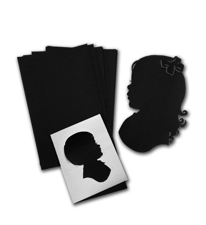 Silhouette Paper 5x8 Inches | Etsy