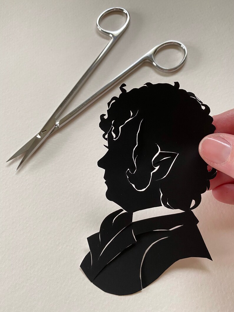 Middle Earth Transformations/ FRAMED Custom Silhouette of You ...