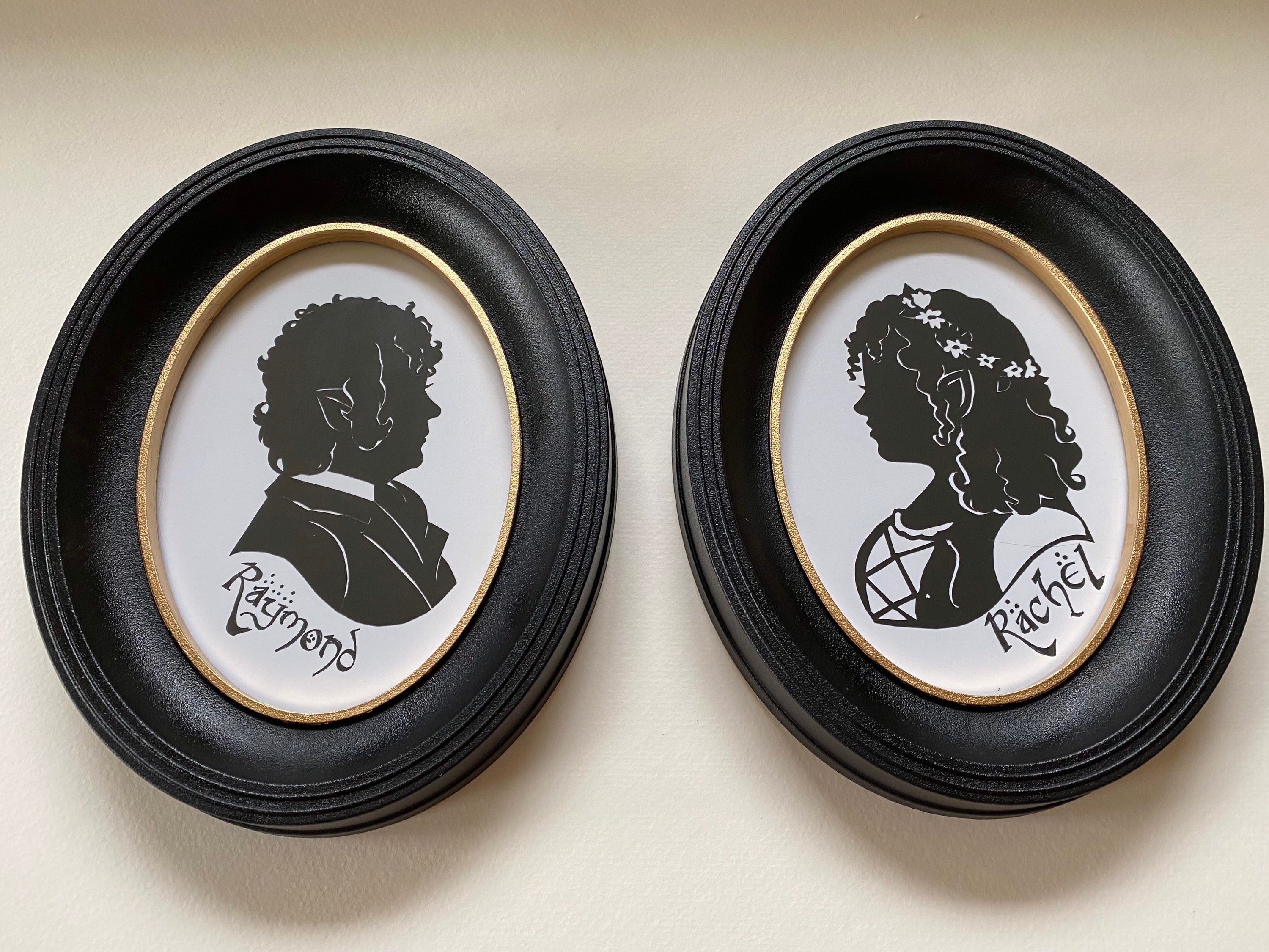 Middle Earth Transformations/ FRAMED Custom Silhouette of You ...