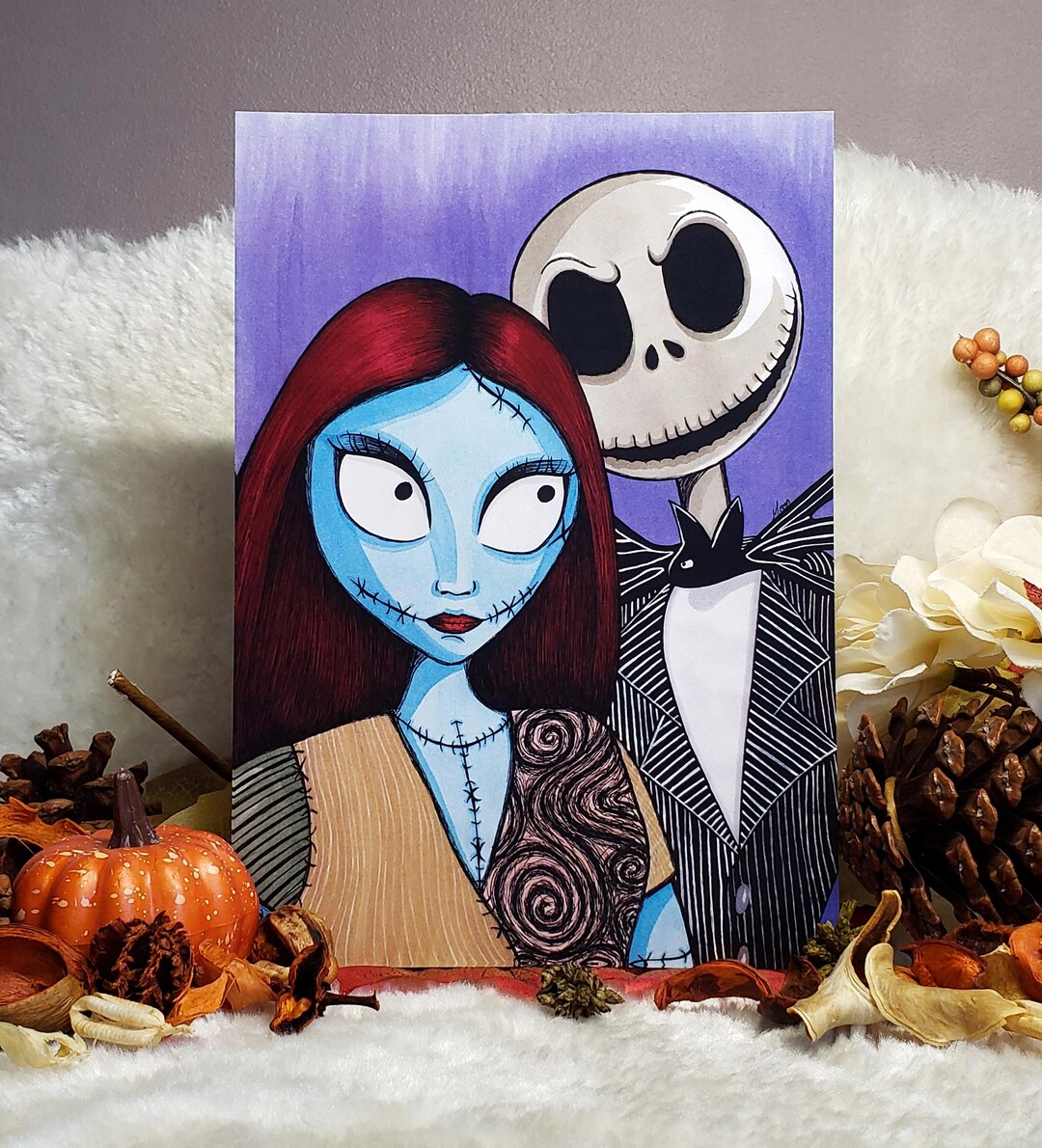 SALLY & JACK Poster - Illustration - Etsy Canada