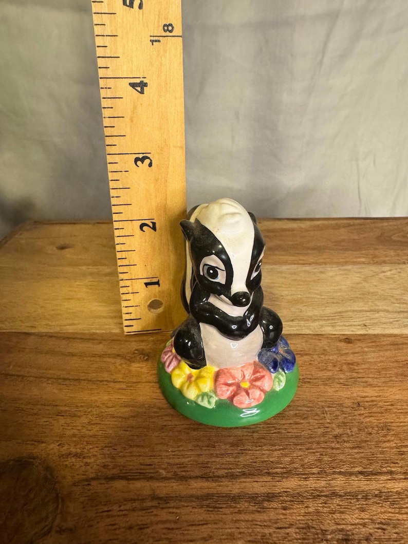 Disney Flower the Skunk Bambi• Vintage • Woodland Animal Decor • 2.25 ...