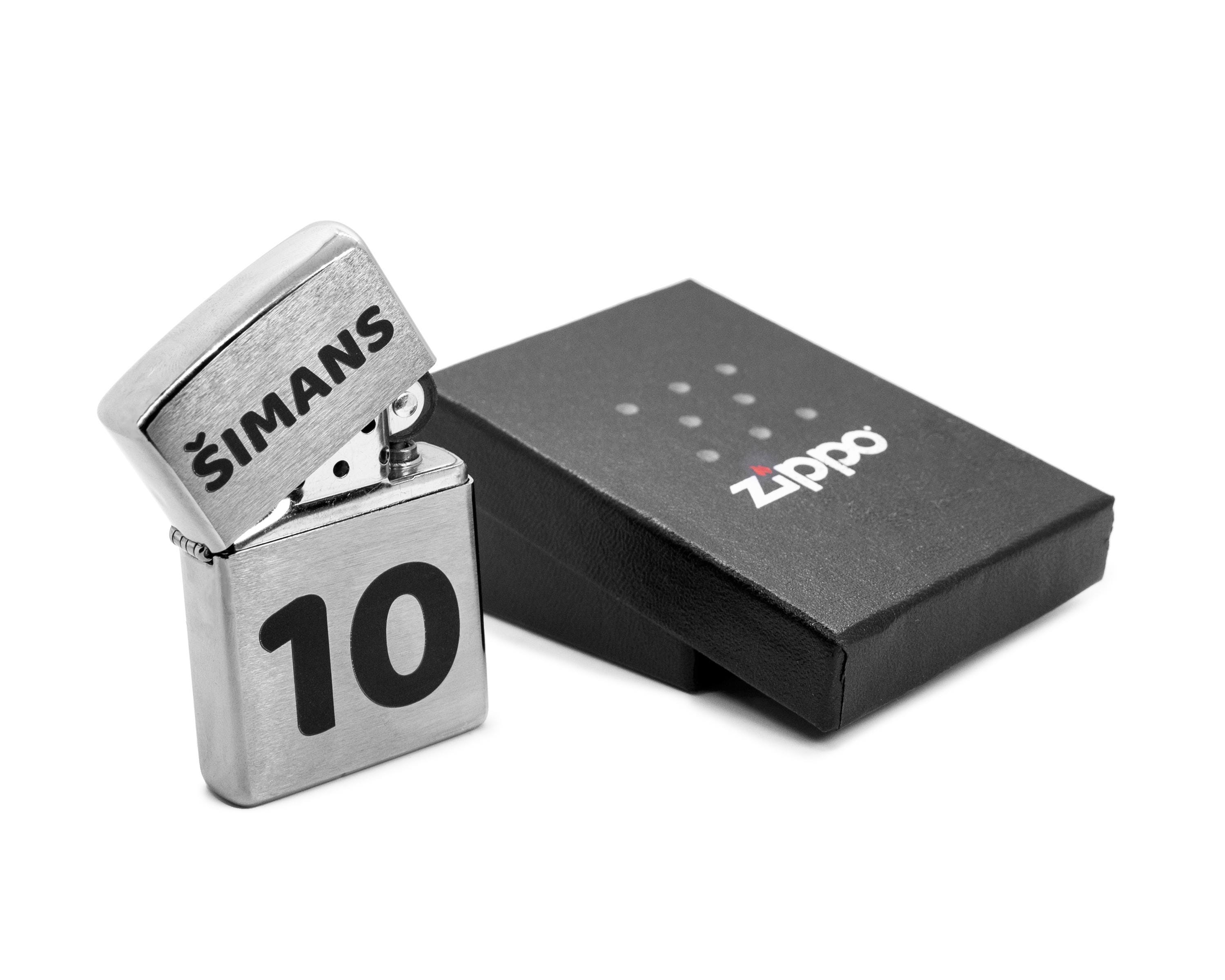 Custom ZIPPO LIGHTERS for Men Personalized Engraved Lighter Groomsmen Fathers Day Gifts for Dad ...