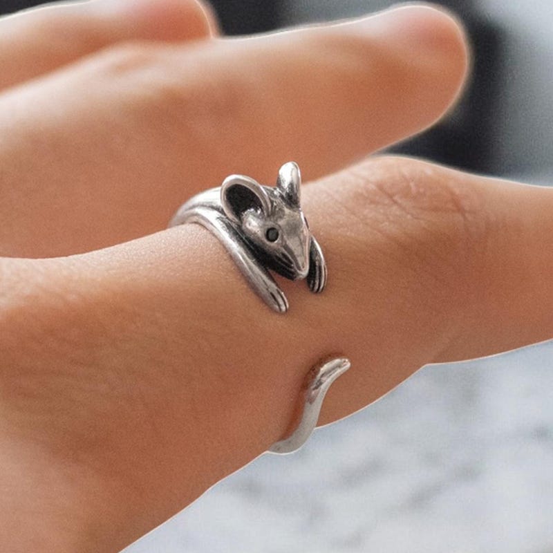 Mouse Ring - Etsy