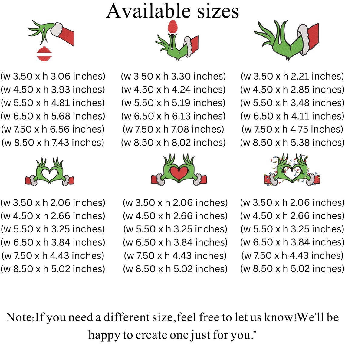 Grinch Christmas Machine Embroidery Design Bundle Grinch Hand Christmas ...