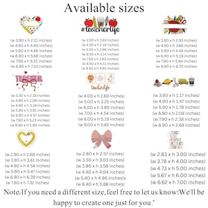 Teacher Embroidery Designs Bundle Back to School Embroidery Designs ...