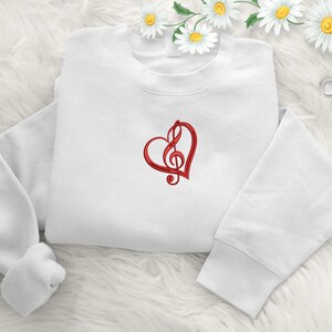 Musical Heart Embroidery Love Music Rock Attitudes Monogram Frame ...