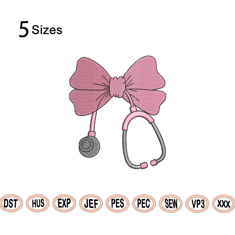 Stethoscope Embroidery Design - Etsy