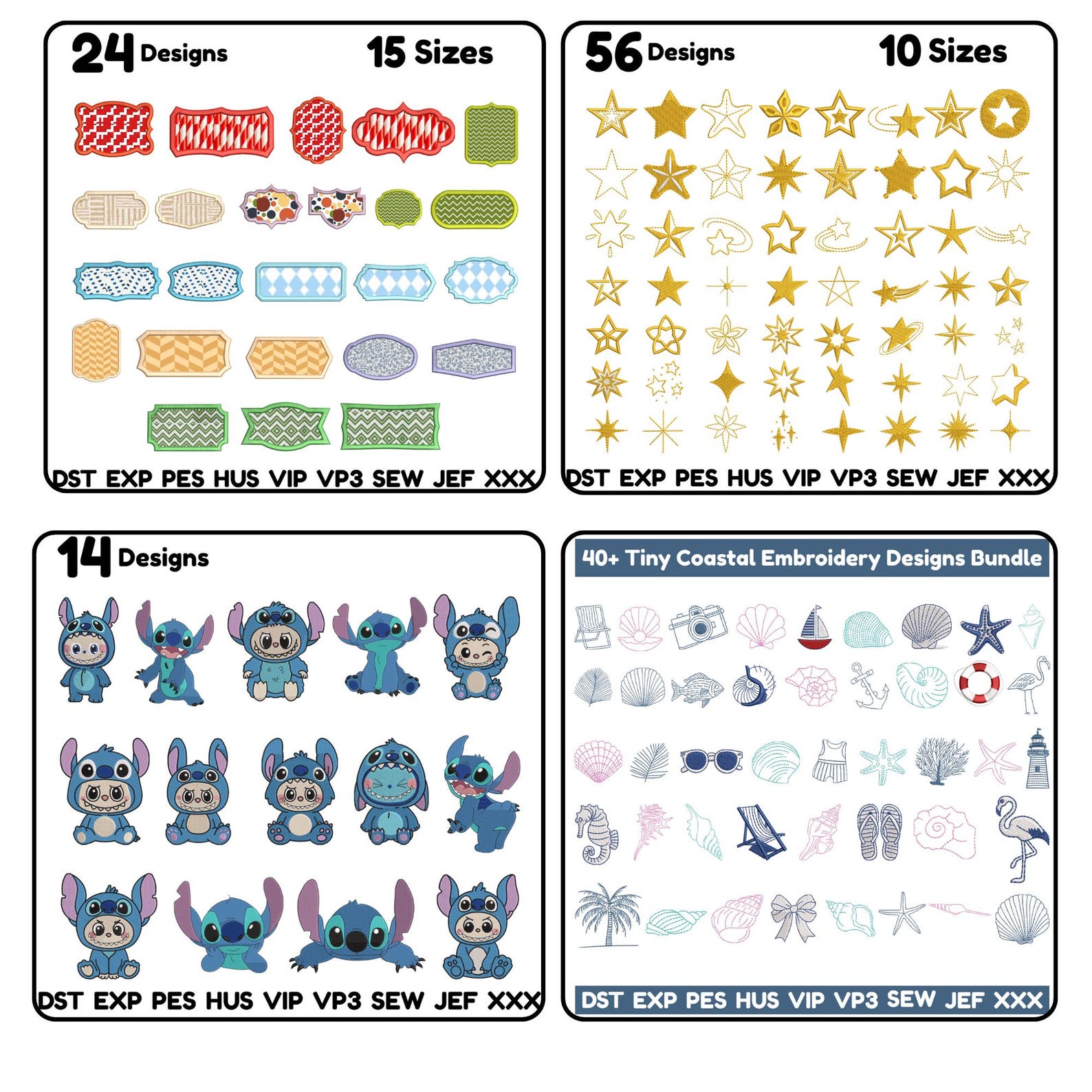Embroidery Designs Bundle 400+ Emb Design-instant Download Digital ...