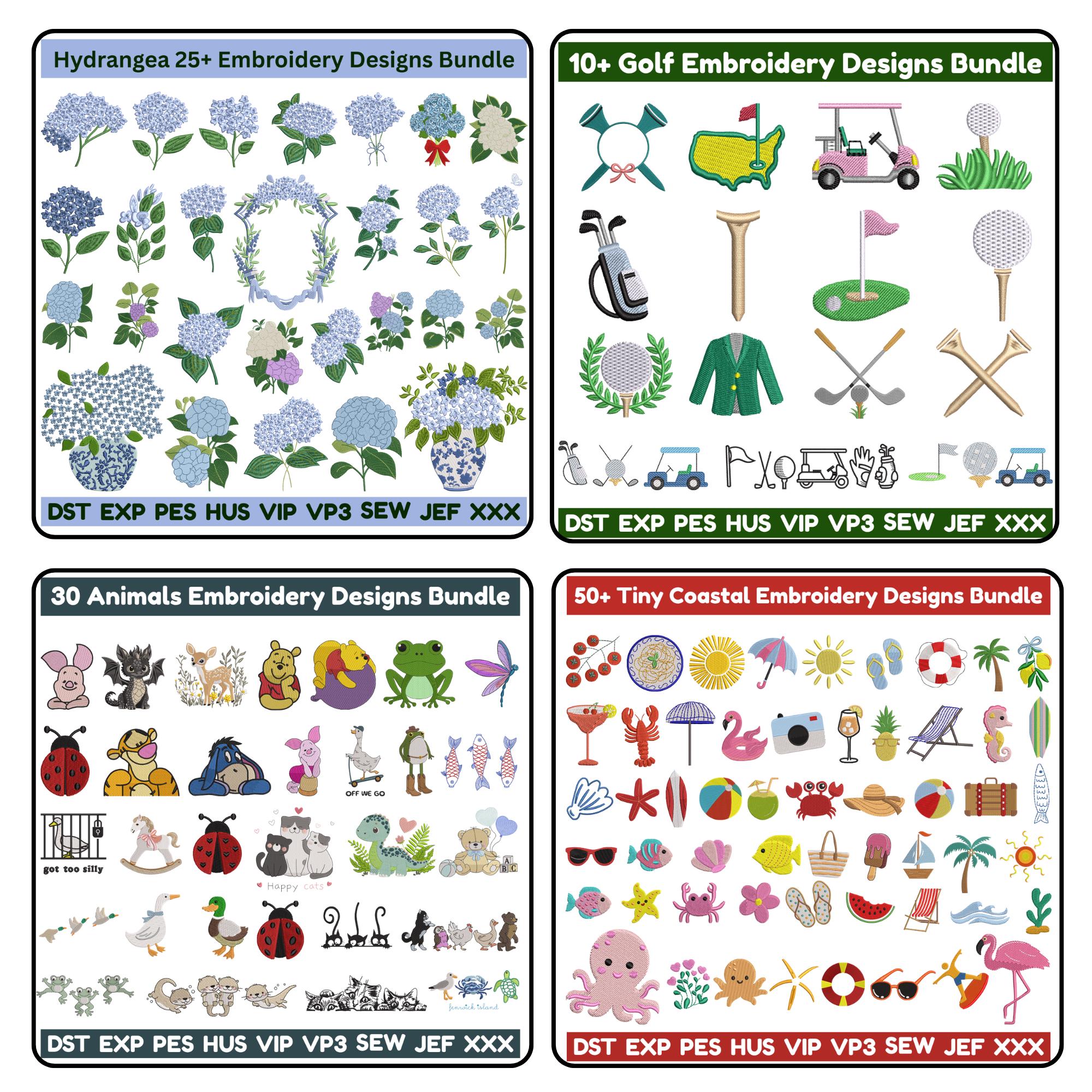 Embroidery Designs Bundle 400+ Emb Design-instant Download Digital ...
