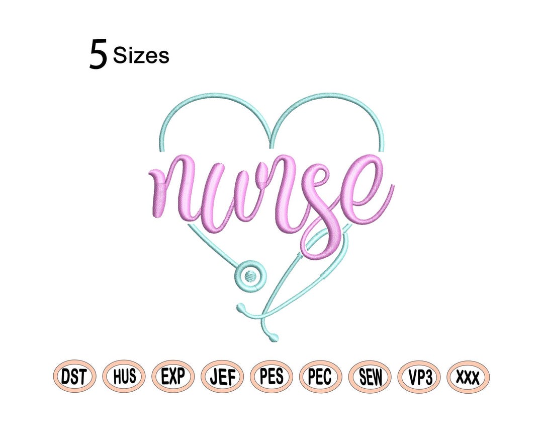 Nurse Embroidery Design, Medicine Digital File,instant Download,medical ...