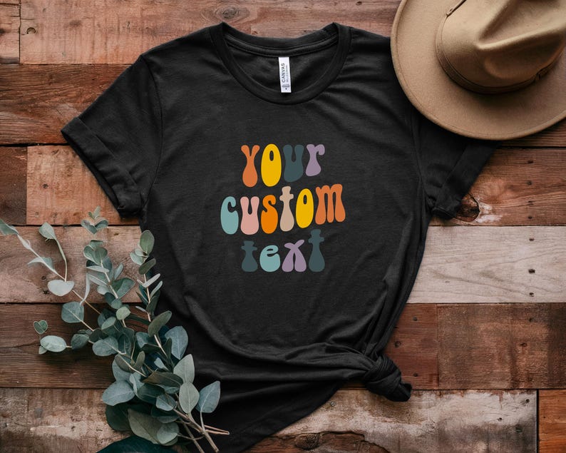 Custom Shirt, Front and Back Personalized Shirt, Inspired Text & Custom ...