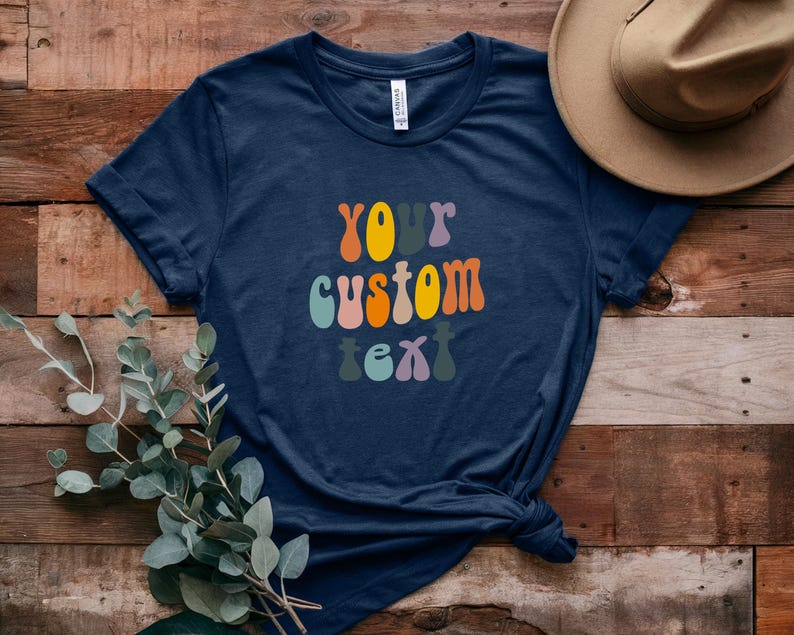 Custom Shirt, Front and Back Personalized Shirt, Inspired Text & Custom ...
