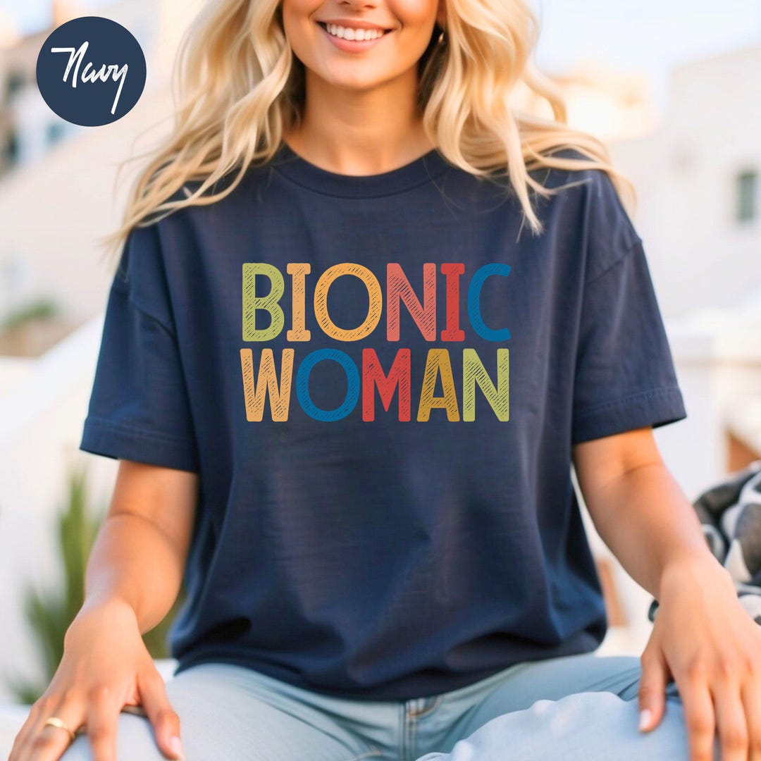 Bionic Woman Unisex T-shirt, Knee Replacement Surgery, Bionic Knee Club ...