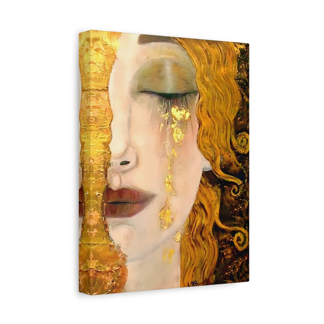 Anne Marie Zilberman the Golden Tears - Canvas Wall Art Print - Etsy