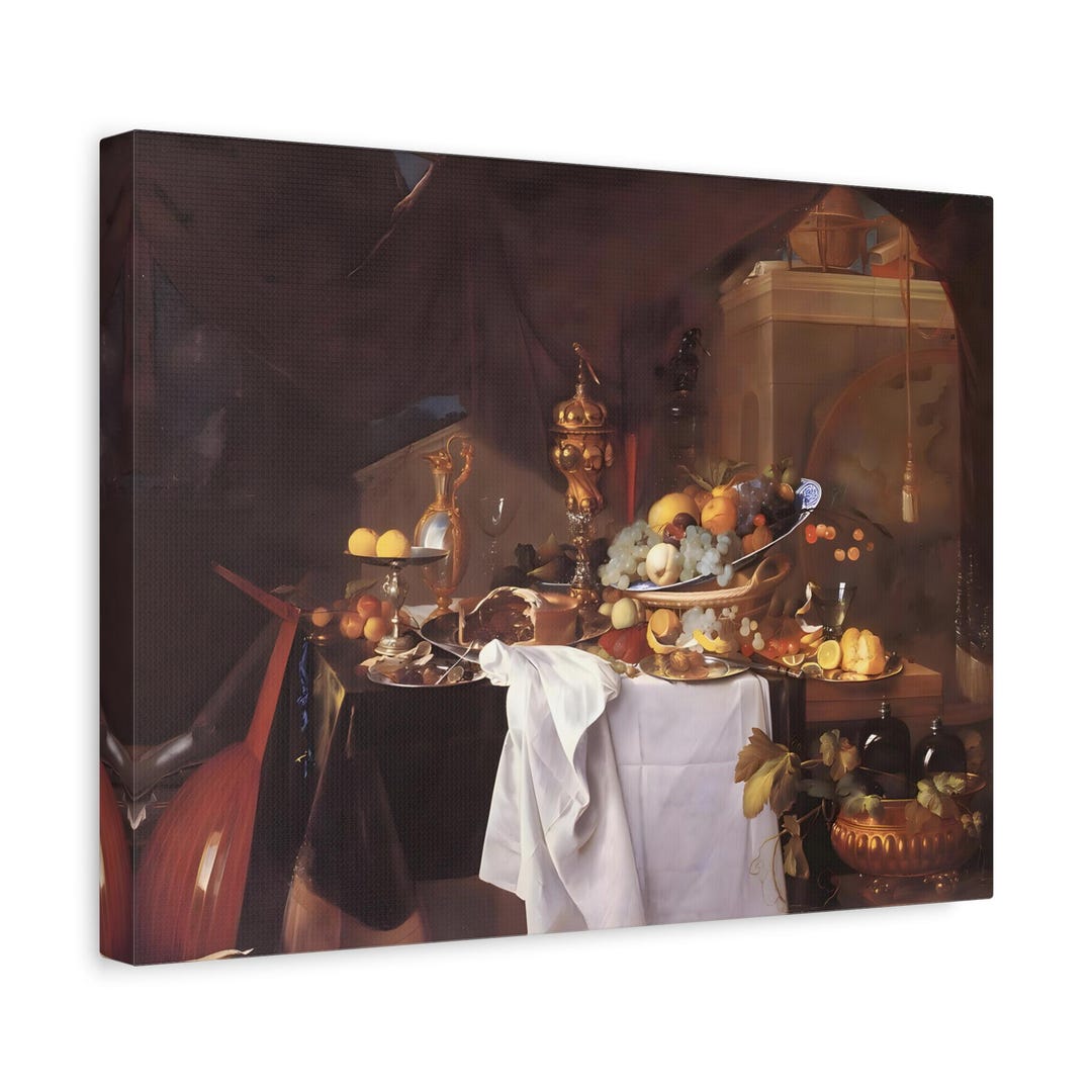 Jan Davidsz De Heem Table of Desserts - Canvas Wall Art Print - Etsy