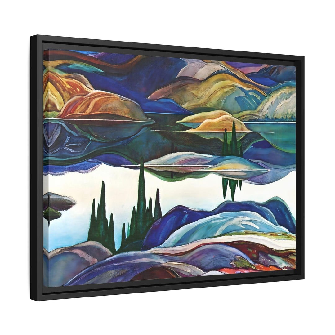Franklin Carmichael Mirror Lake Ontario Canada Landscape - Framed ...