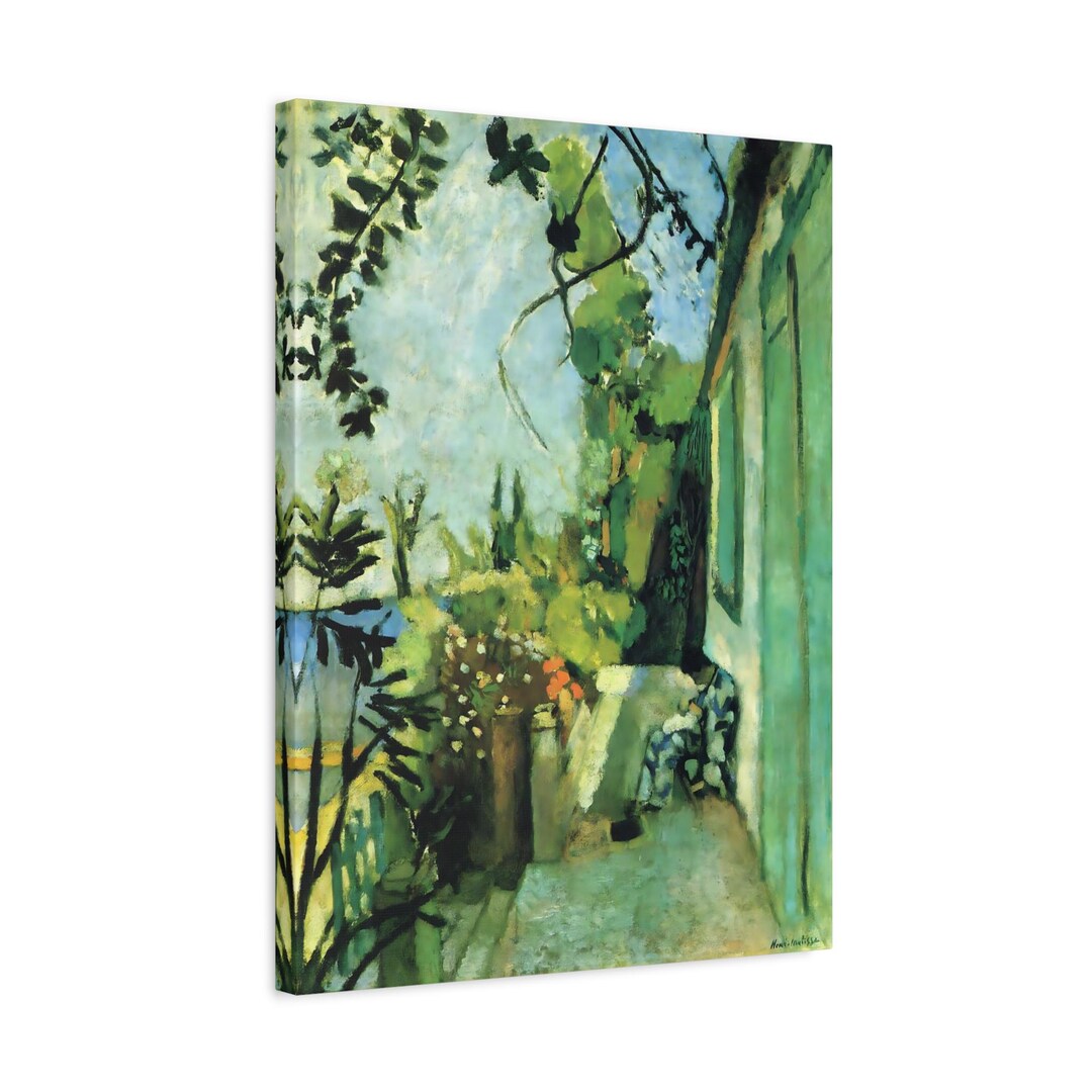 Henri Matisse the Terrace St Tropez - Canvas Wall Art Print ...