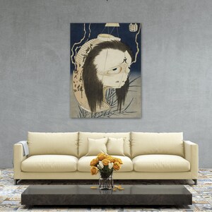 Katsushika Hokusai Ghost of Oiwa One Hundred Ghost Tales - Canvas Wall ...