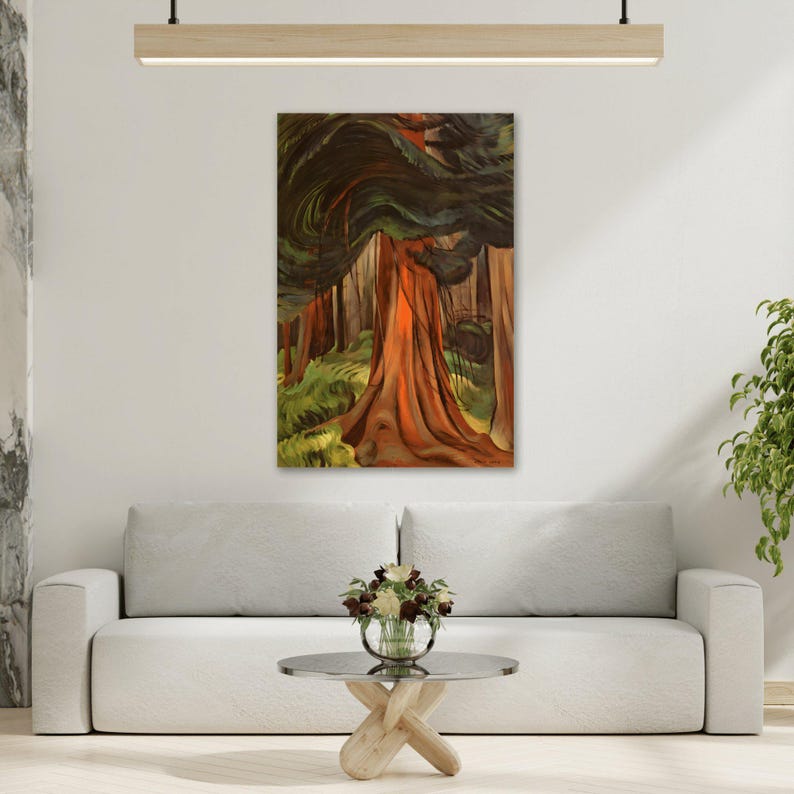 Emily Carr Red Cedar Canada Landscape - Canvas Wall Art Print Home ...
