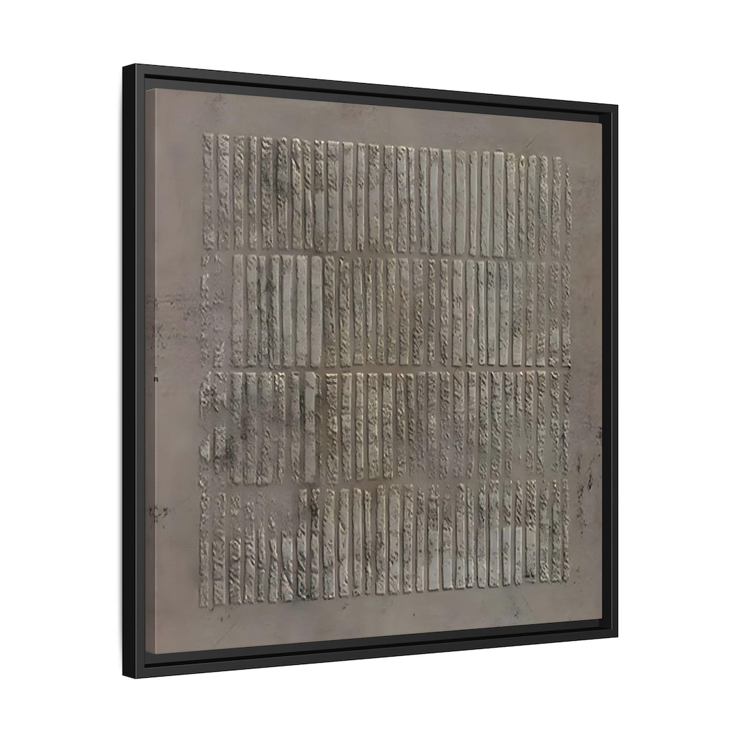 Framed Wabi Sabi Line Wall Art 3D Print on Canvas - Etsy