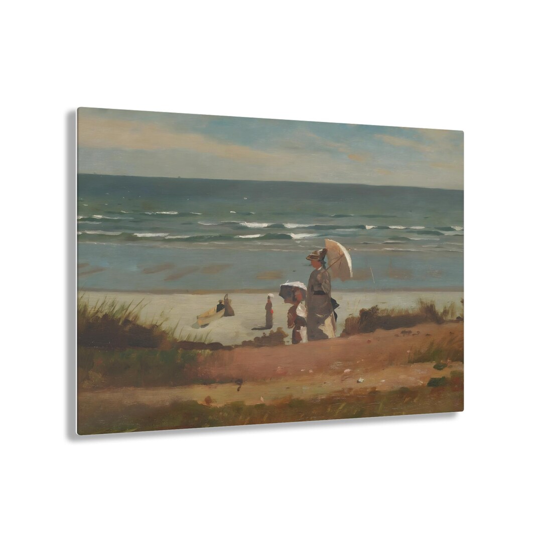 Sea Landscape Winslow Homer on the Beach at Marshfield Prints Acrylic ...