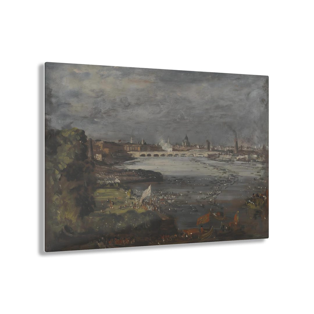 John Constable Opening of Waterloo Bridge Acrylic Glass Wall Art Print ...