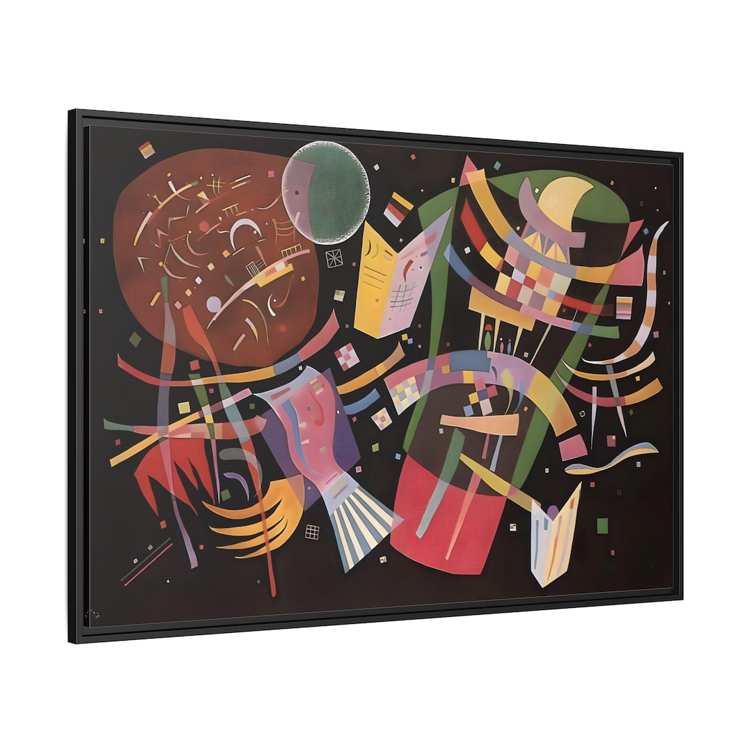 Wassily Kandinsky Composition X 1939 - Framed Canvas Wall Art Print ...