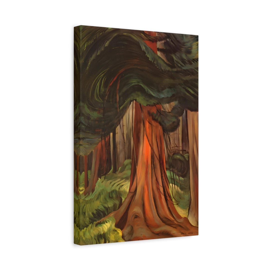 Emily Carr Red Cedar Canada Landscape - Canvas Wall Art Print Home ...