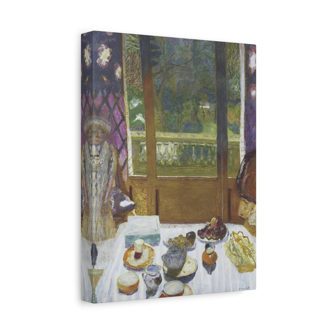 Pierre Bonnard Breakfast Room Painting - Canvas Wall Art Print ...