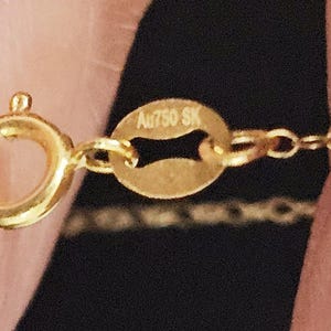 18k Real Saudi Gold Necklace With Heart Centered Pendant - Etsy