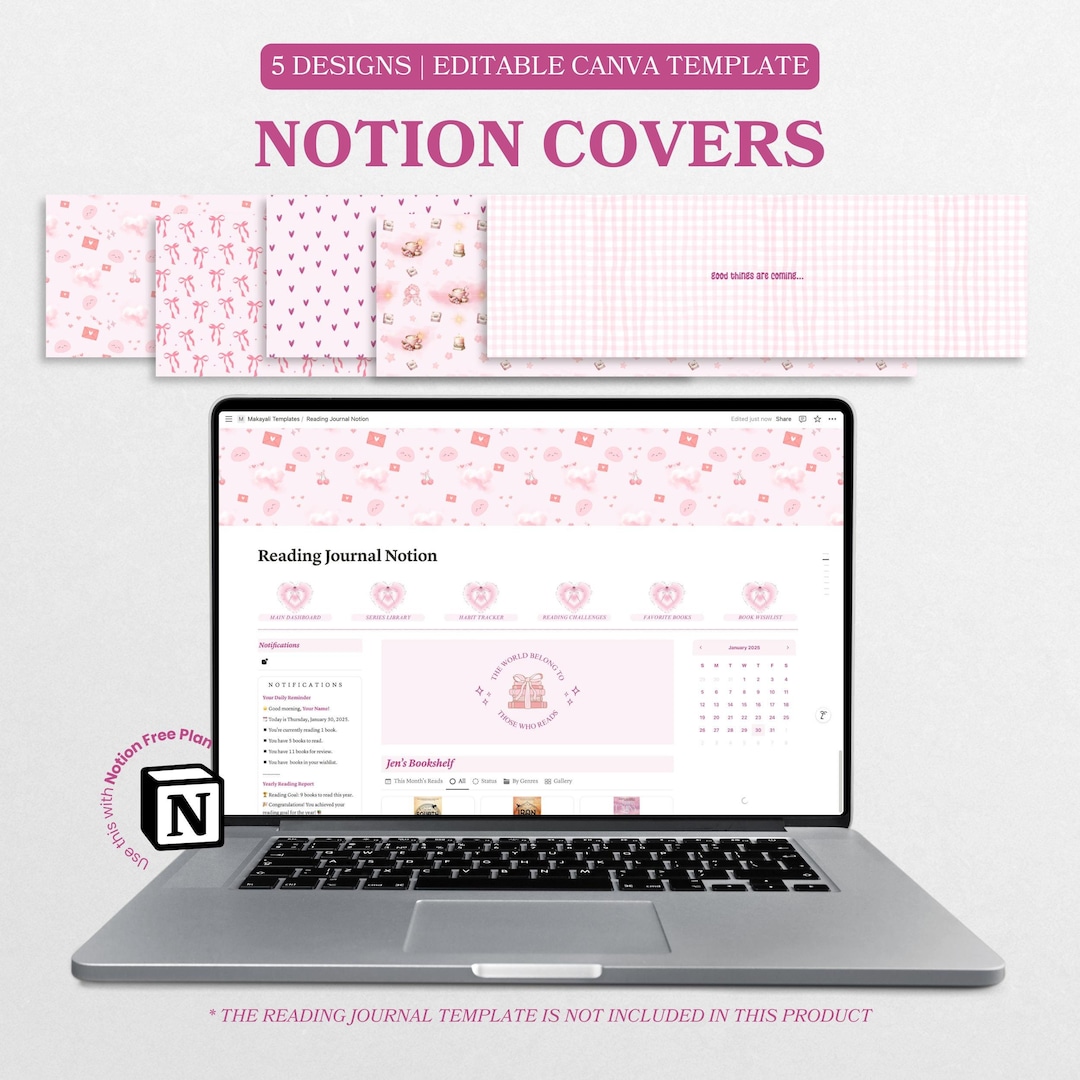 Notion Covers for Any Notion Template, Cute and Aesthetic Notion Covers ...
