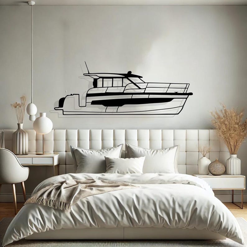 Custom Sait Boat Metal Wall Art, Ship Metal Art, Boat Lovers Gift, Boat ...