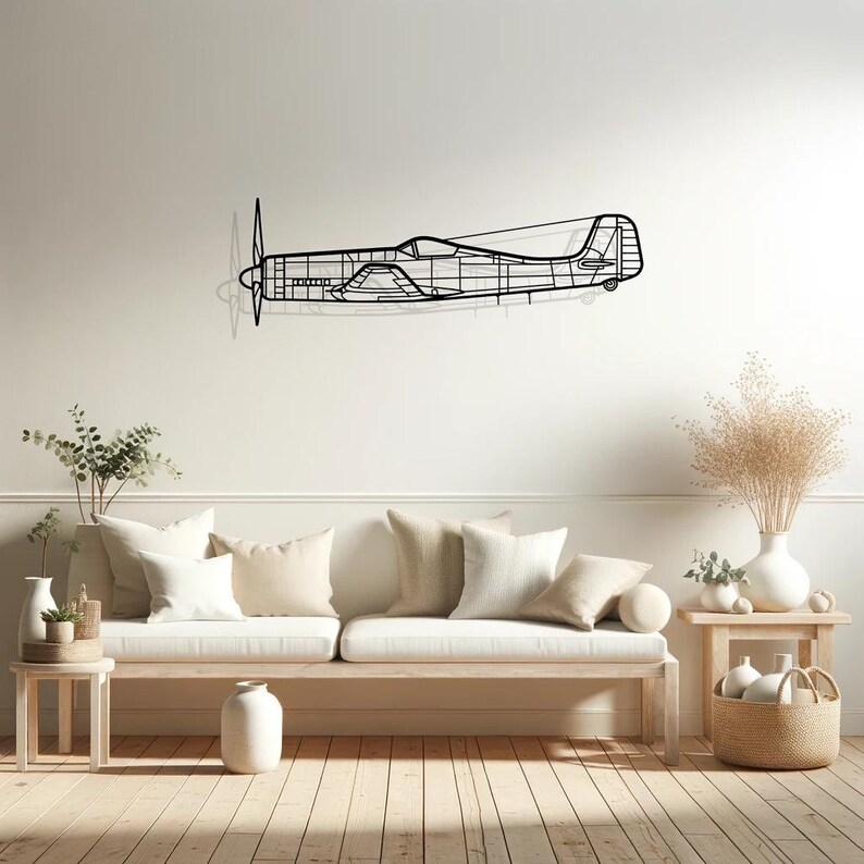Letrero metálico de avión Ta-152H-1, decoración de pared de aviación ...