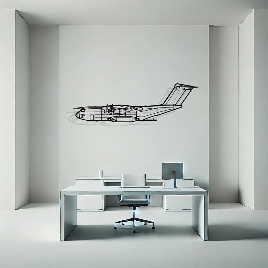 Airbus A400M Atlas Silhouette, Metal Airplane Wall Decor, Pilot Gift - Etsy