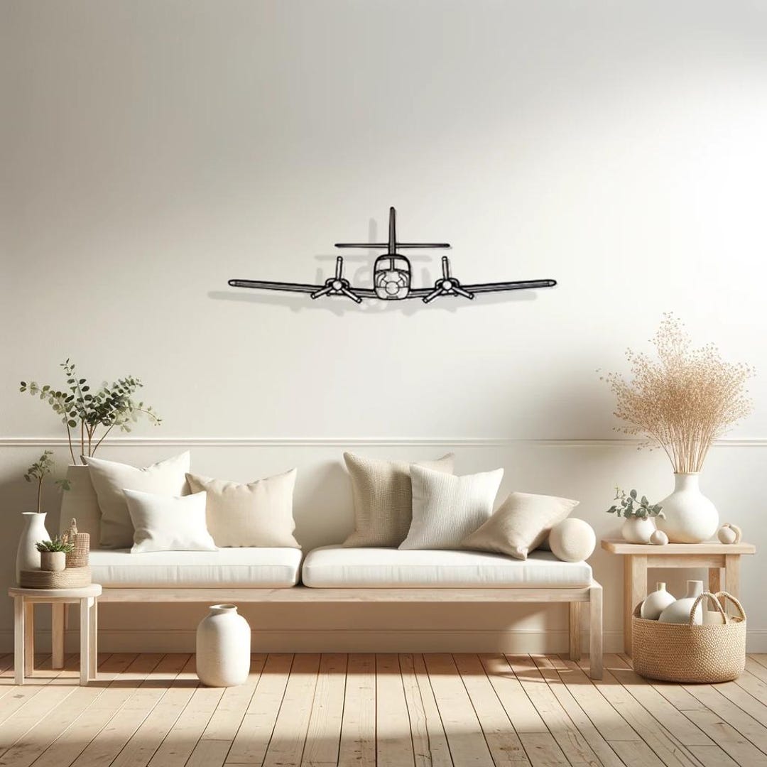 Cessna T303 Crusader Silhouette, Metal Plane Wall Decor, Pilot Gift - Etsy