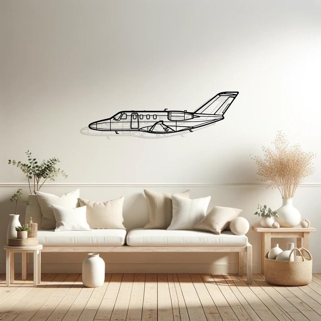 Cessna Citationjet/m2 Silhouette Metal Wall Decor, Pilot Gift - Etsy